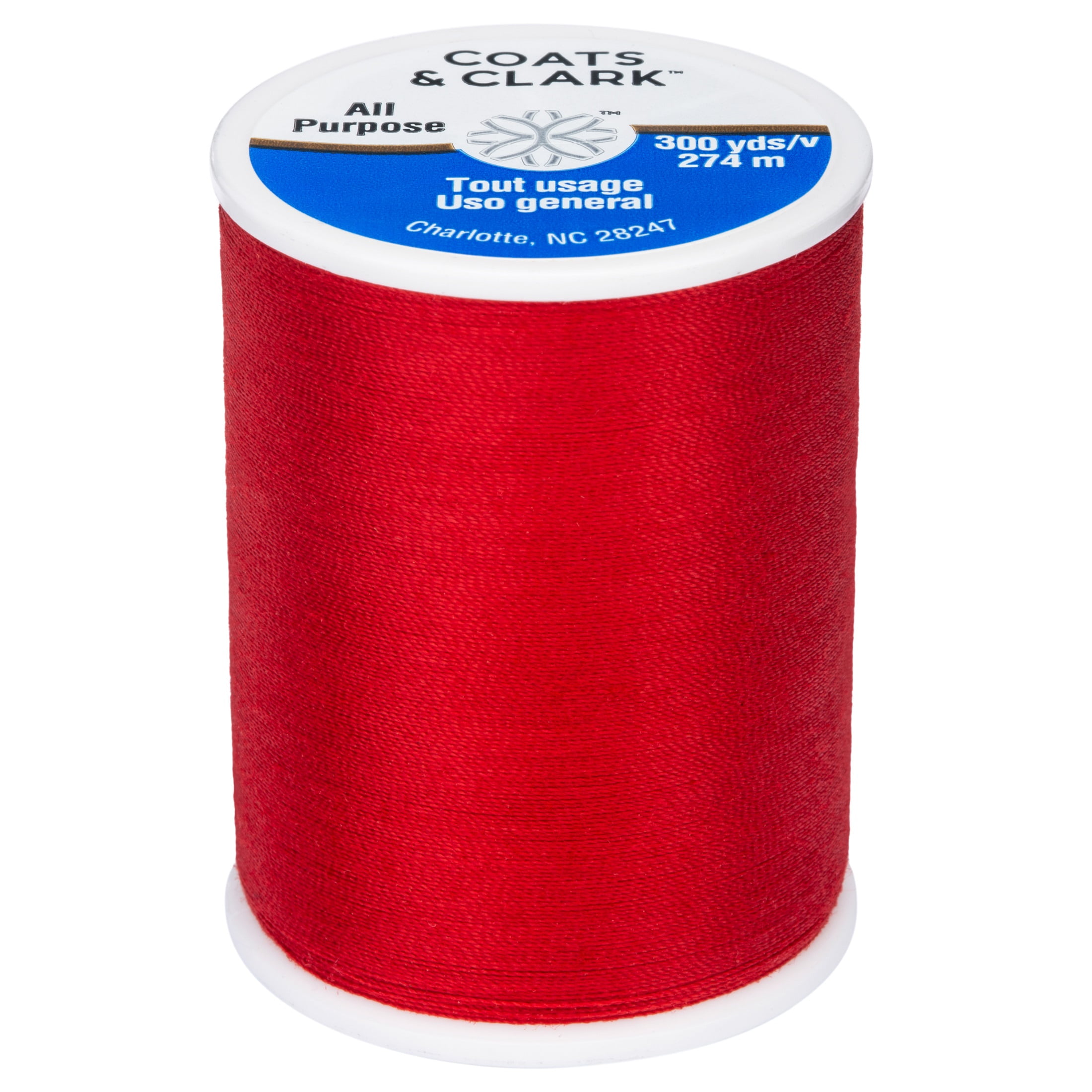 Coats & Clark All Purpose Dual Duty Thread, Medium, 300 Yards/274 ...
