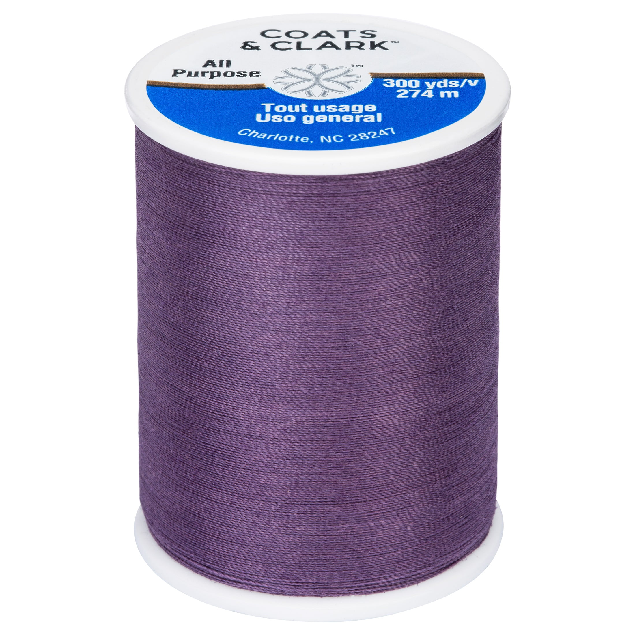 Coats & Clark All Purpose Dual Duty Thread, Medium, 300 Yards/274 ...