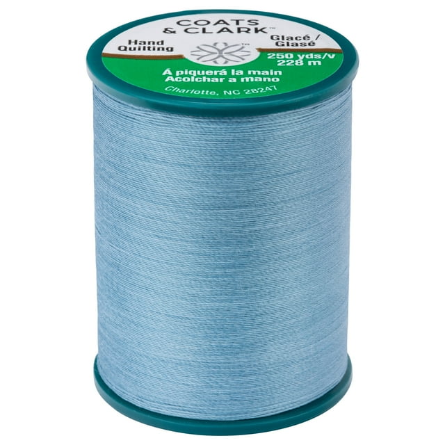 Coats & Clark Dual Duty Hand Quilting Blue Polyester/Cotton Thread, 250 ...