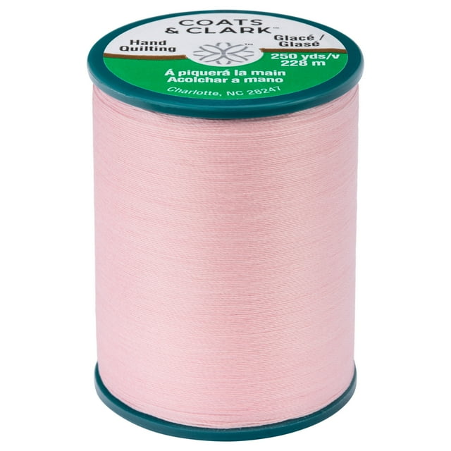 Coats & Clark Dual Duty Hand Quilting Pink Cotton/Polyester Thread, 250 ...