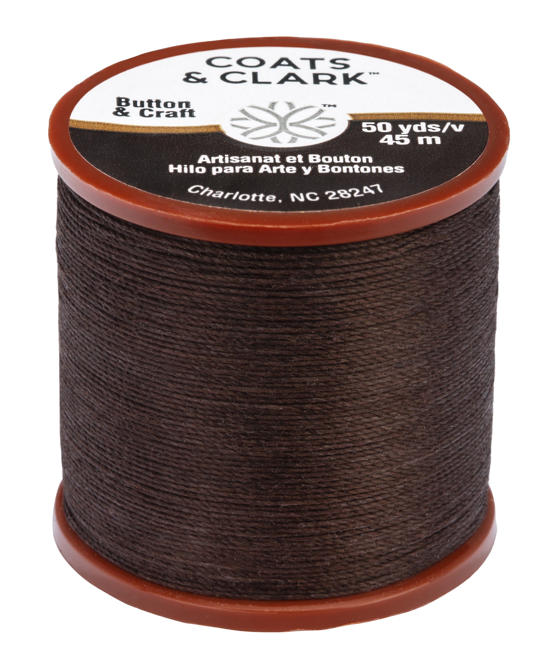 Coats & Clark Dual Duty Plus Button & Craft Thread, 50 yards/45 meters ...