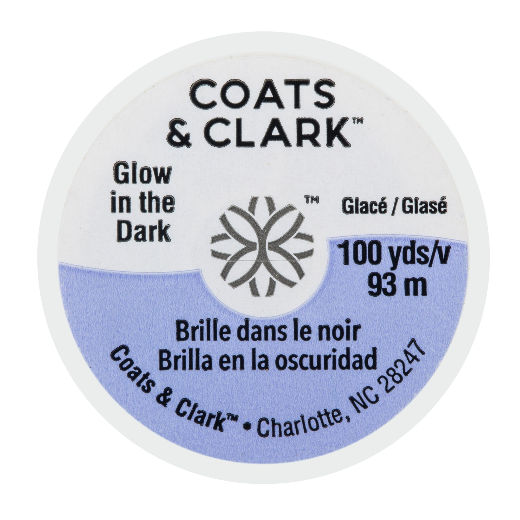 Coats & Clark Glow In The Dark Thread Blue - Walmart.com