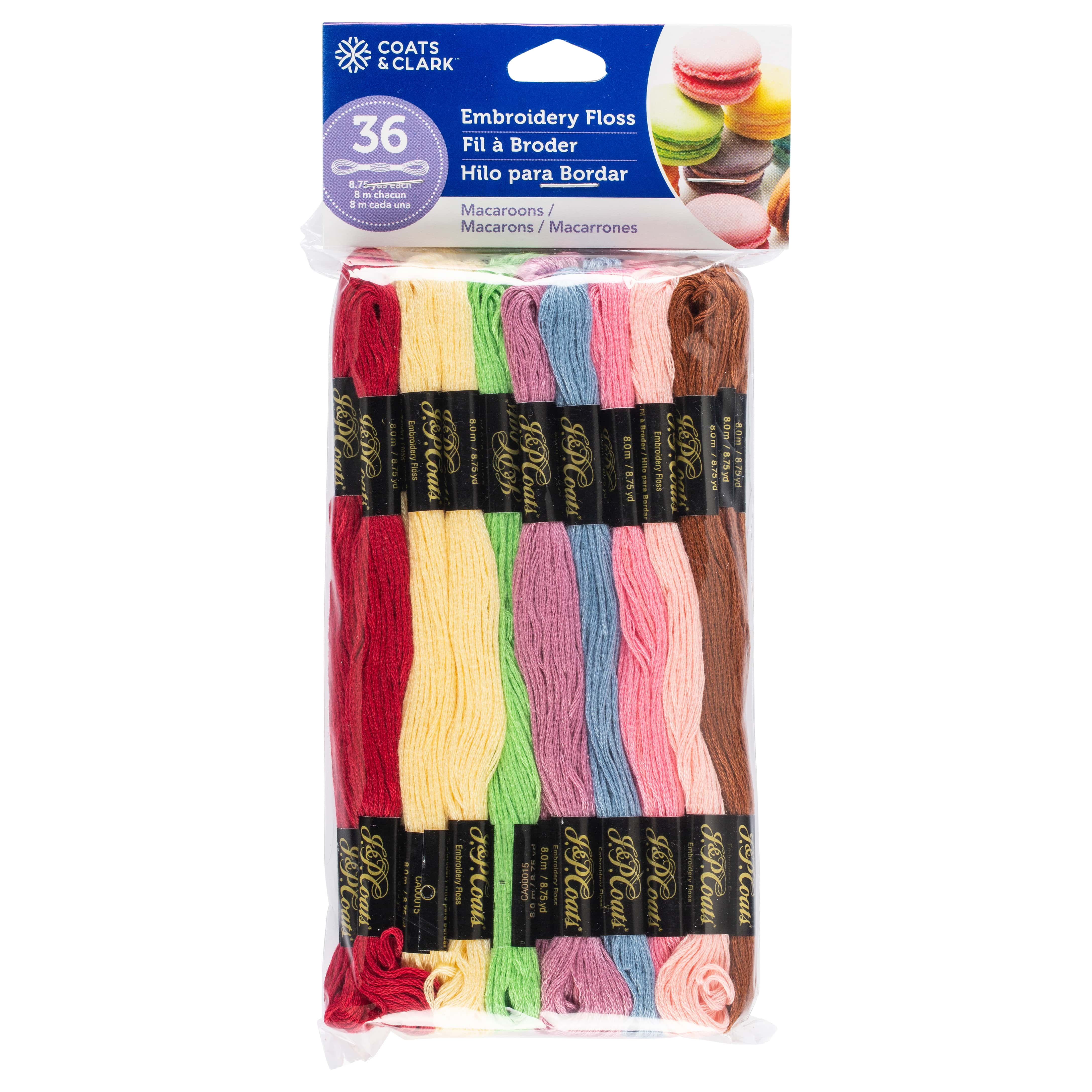Coats & Clark® Multicolor Embroidery Floss Value Pack 8.75 Yds ...