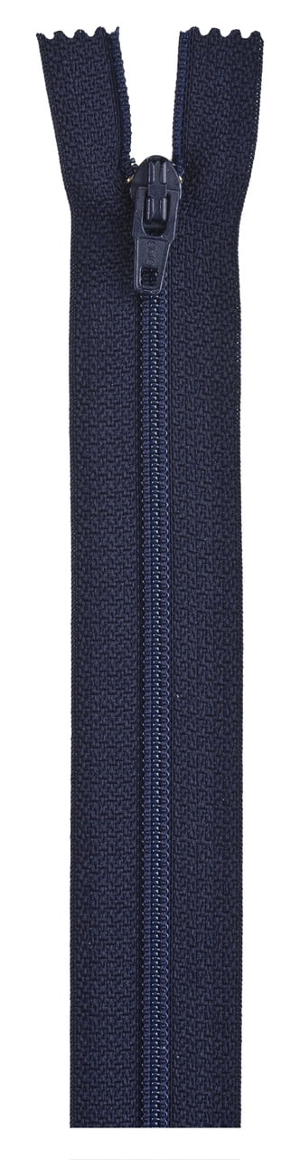 Coats & Clark Polyester 7" All Purpose Navy Zipper, 1 Each - Walmart.com
