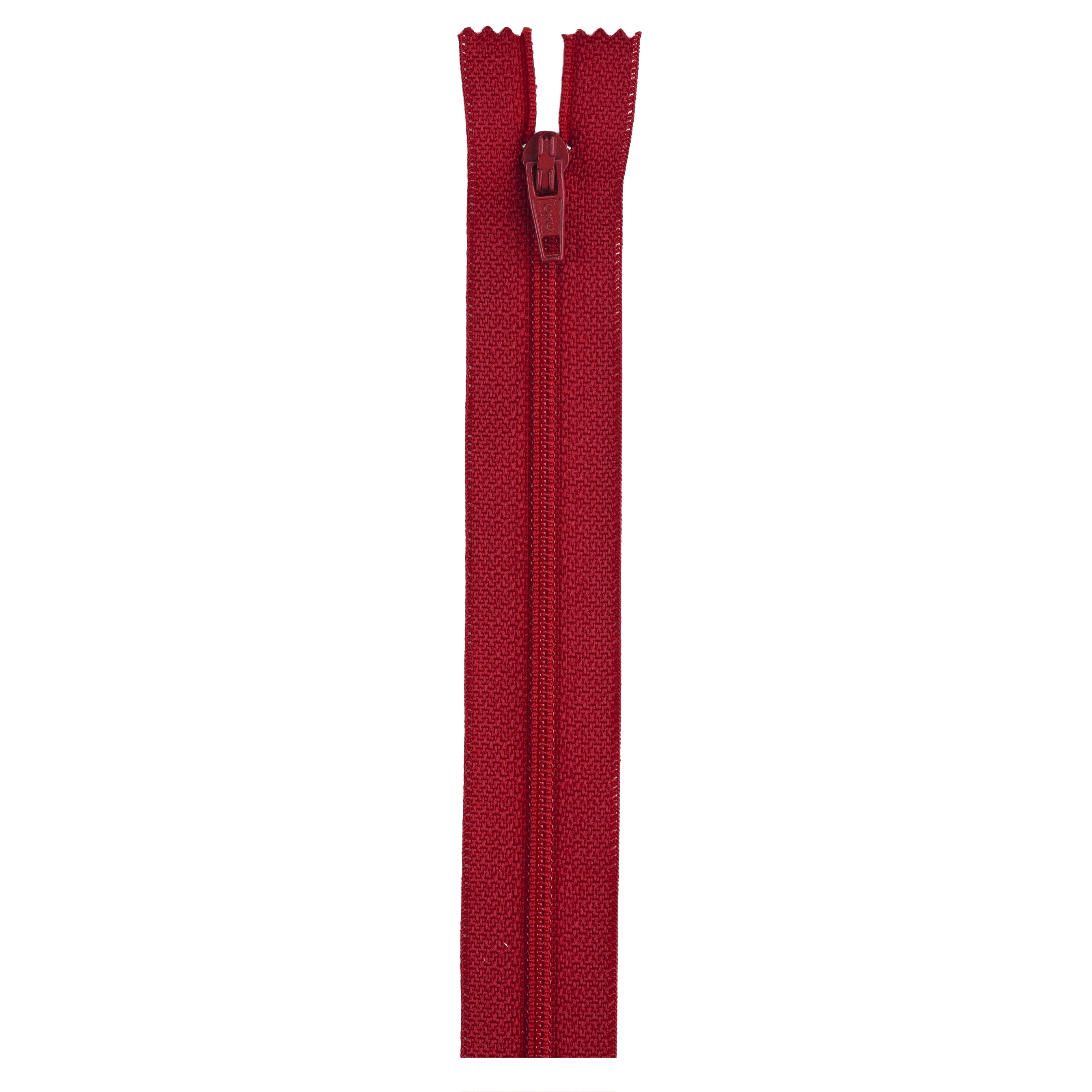 Coats & Clark Polyester 7" All-Purpose Red Sewing Zipper, 1 Each ...
