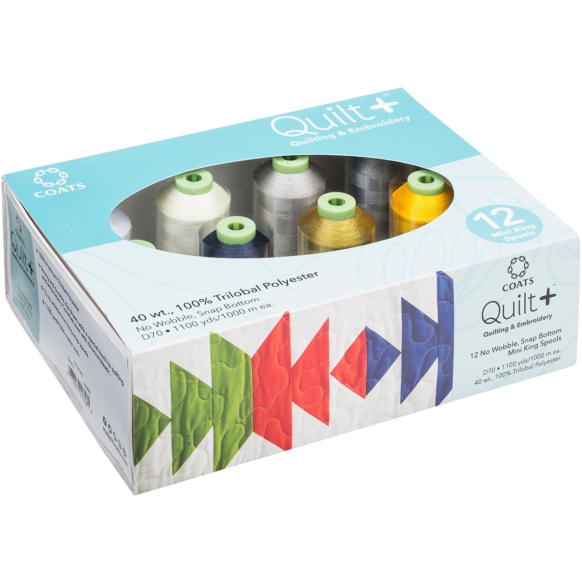 Coats & Clark™ Quilt+ Quilting Embroidery Polyester Thread Assorted ...