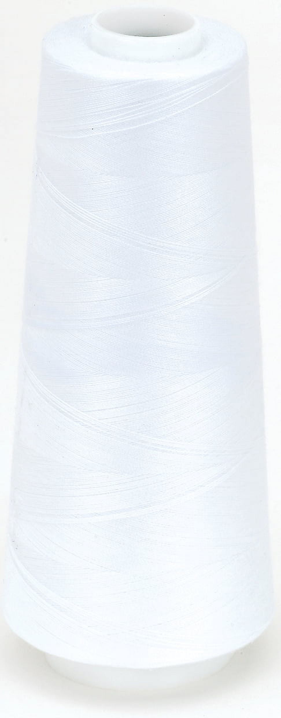 Coats & Clark Surelock Cone White Polyester Thread, 3000 Yards ...