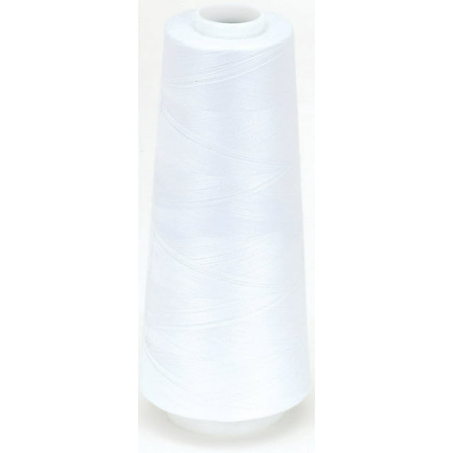 Coats & Clark Surelock Cone White Polyester Thread, 3000 Yards ...