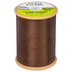 Coats & Clark Metallic Bright Gold Embroidery Thread, 200 Yards ...