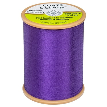 Coats & Clark All Purpose Baby Blue Polyester Thread, 300 Yards ...