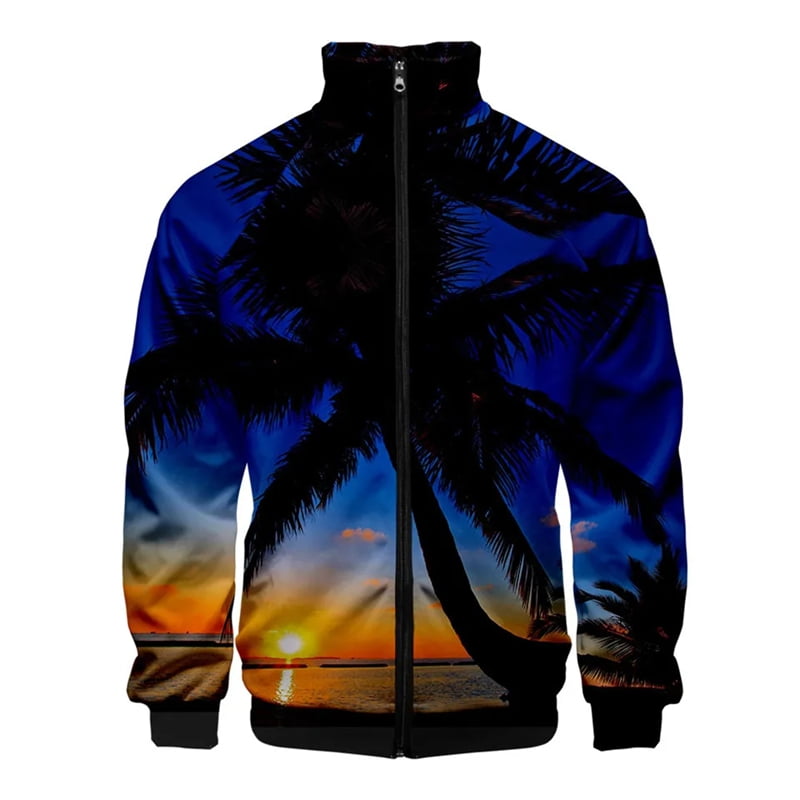 Coats Coconut Tree Beach Shell Hoodies MenWomen Hoodie Sweatshirt Mens ...