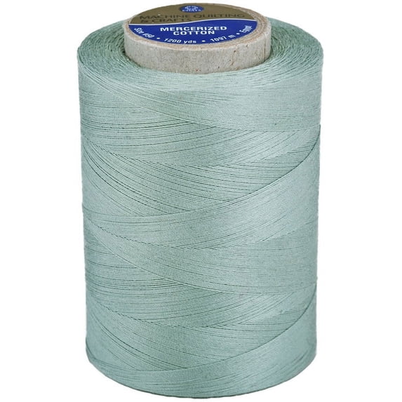Coats Cotton Machine Quilting Solid Thread 1200yd-Powder Green ...