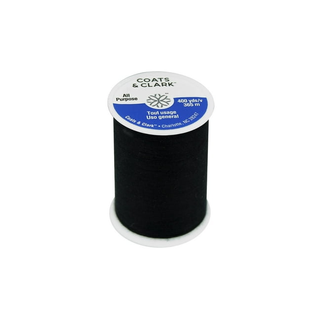 Coats Dual Duty All-Purpose Thread 400yd-Black - Walmart.com