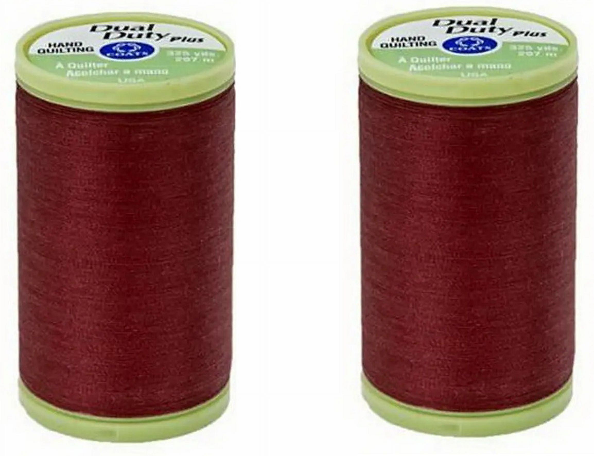 Coats Dual Duty Plus 2-Pack Sewing Thread, 325 Yards, Rum Raisin ...