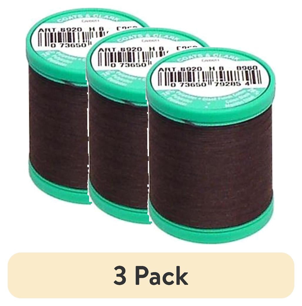 (3 pack) Coats Dual Duty Plus Button & Carpet Thread 50yd-Chona Brown ...