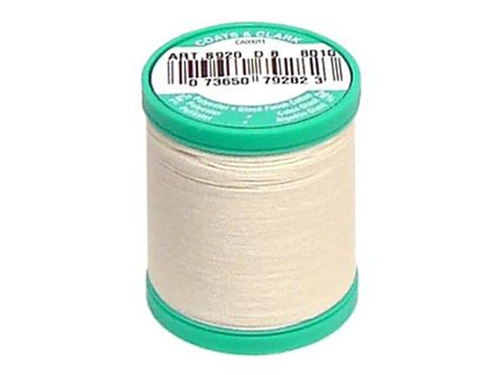 Coats Dual Duty Plus Button & Carpet Thread 50yd-Natural - Walmart.com