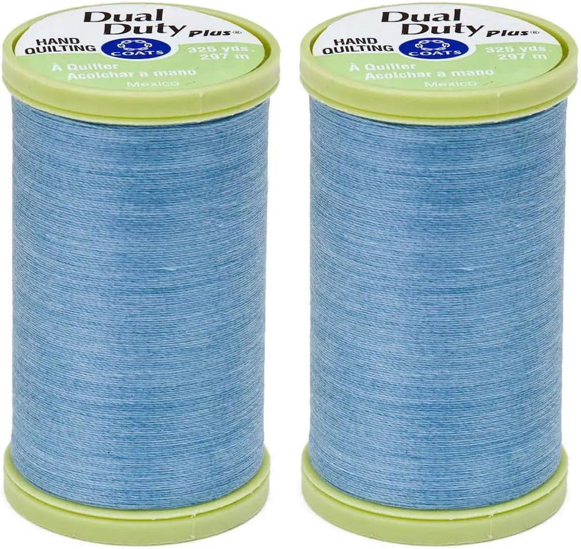 Coats Dual Duty Plus Hand Quilting Thread 325yd, Blue, 2-pack - Walmart.com