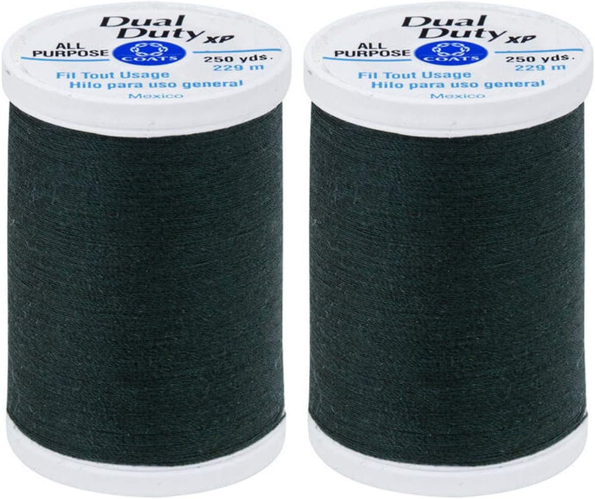 Coats Dual Duty XP General Purpose Thread 250yd, Dark Forest (S910-6780 ...