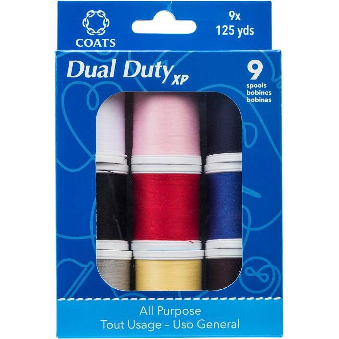 Coats & Clark Dual Duty XP General Purpose Thread Multipack - Walmart.com