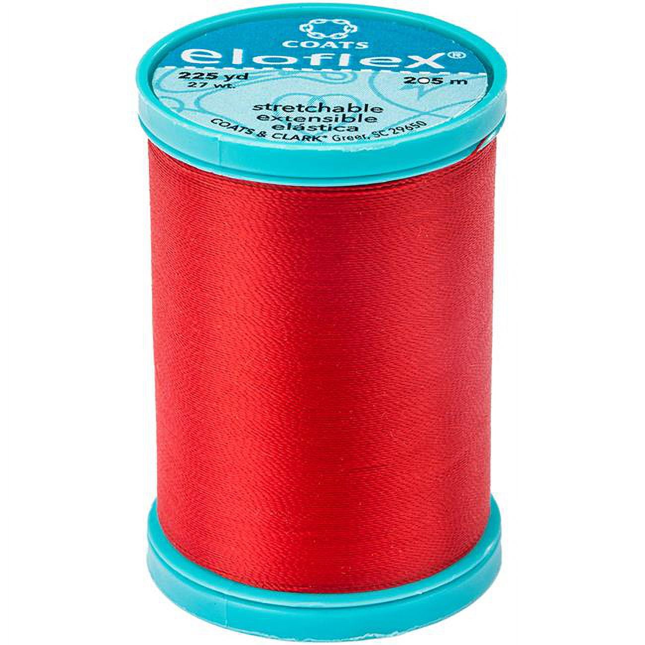 Coats Eloflex Stretch Thread 225yd-Atom Red - Walmart.com