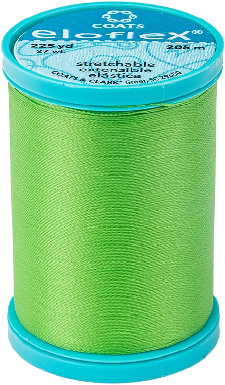 Coats Eloflex Stretch Thread 225yd-Lime - Walmart.com