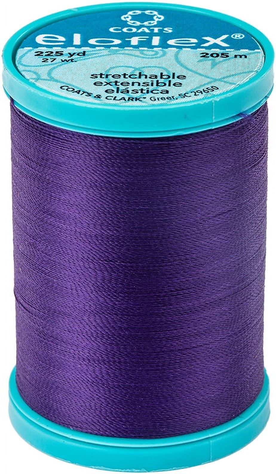 Coats Eloflex Stretch Thread 225yd-Purple - Walmart.com