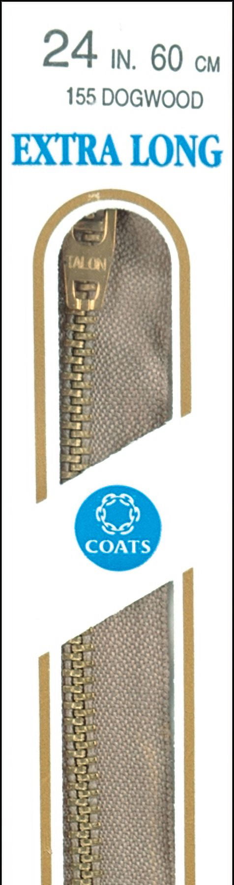 Coats Extra Long Metal Zipper 27"-Dogwood - Walmart.com