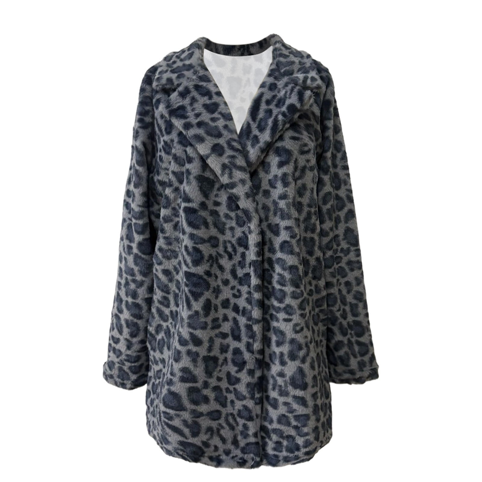Coats Lightweight for Women Leopard Print Cardigan Plus Size Tops ...