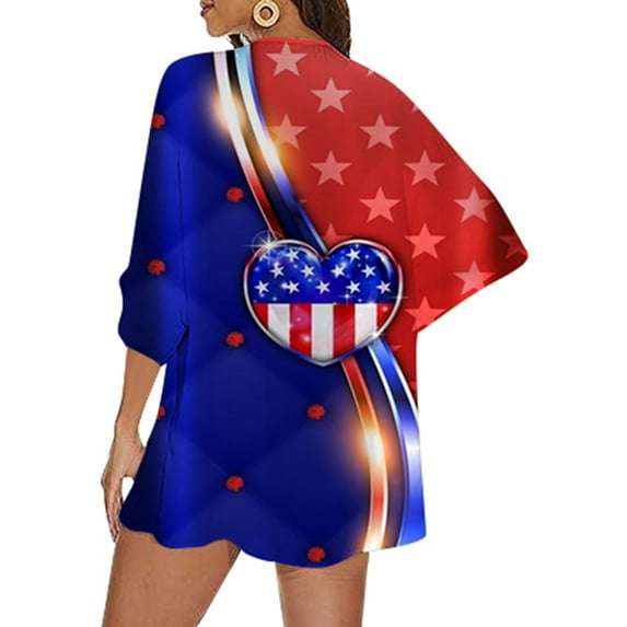 Coats Lightweight for Women Print Chiffon Cardigan Fall Fashion Outfits ...