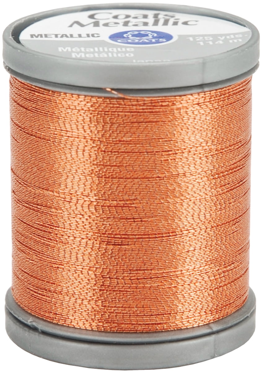 Coats Metallic Thread 125yd-Copper - Walmart.com