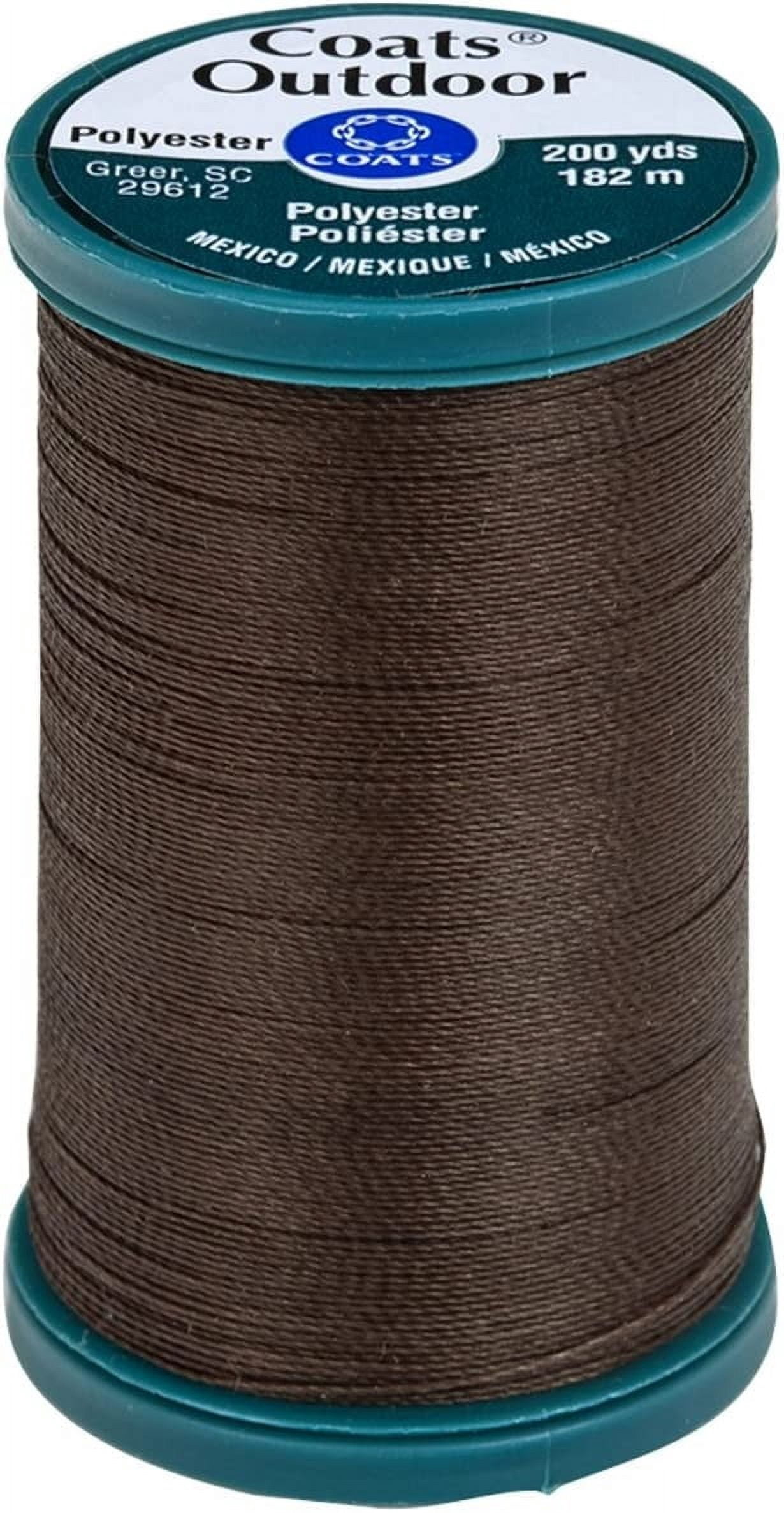 Coats Outdoor Living Thread 200yd-Dark Brown - Walmart.com