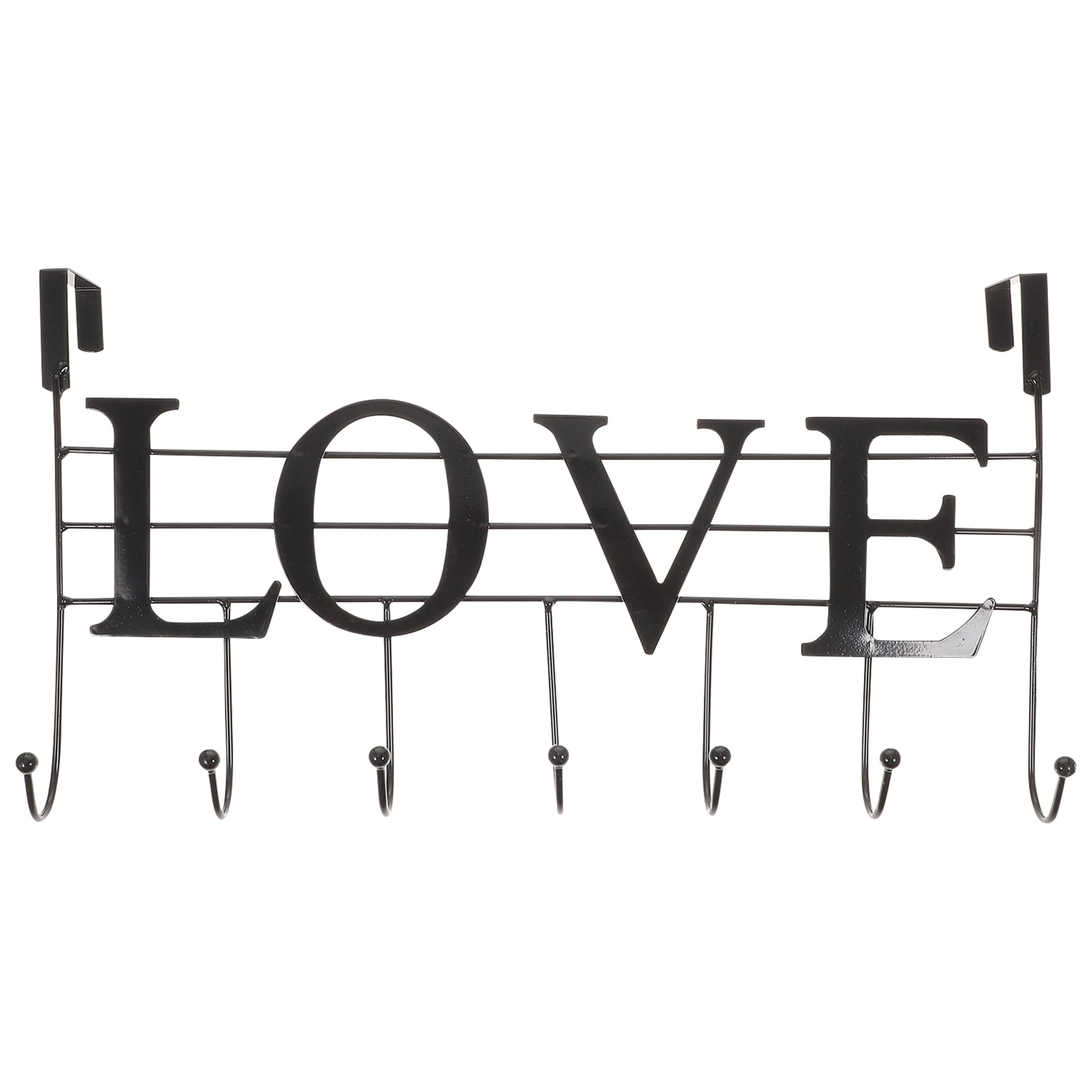 Coats Rack Coat Hook Smooth Edges Hook 42X21.5X8.5CM Black - Walmart.com