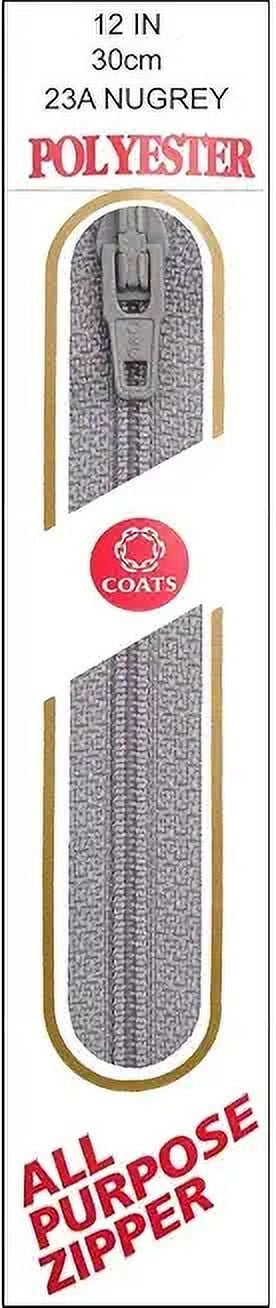 Coats Thread & Zippers F7212-023A All-Purpose Plastic Zipper, 12 ...