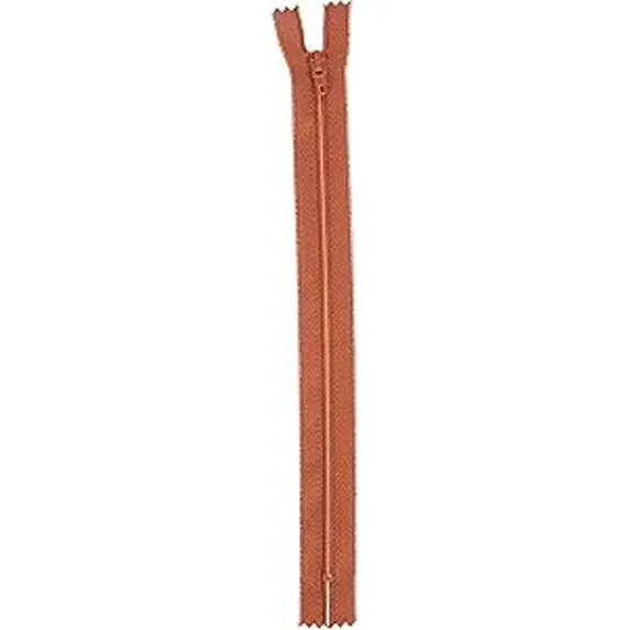 Coats Thread & Zippers F7214-077A All-Purpose Plastic Zipper, 14", Rust ...