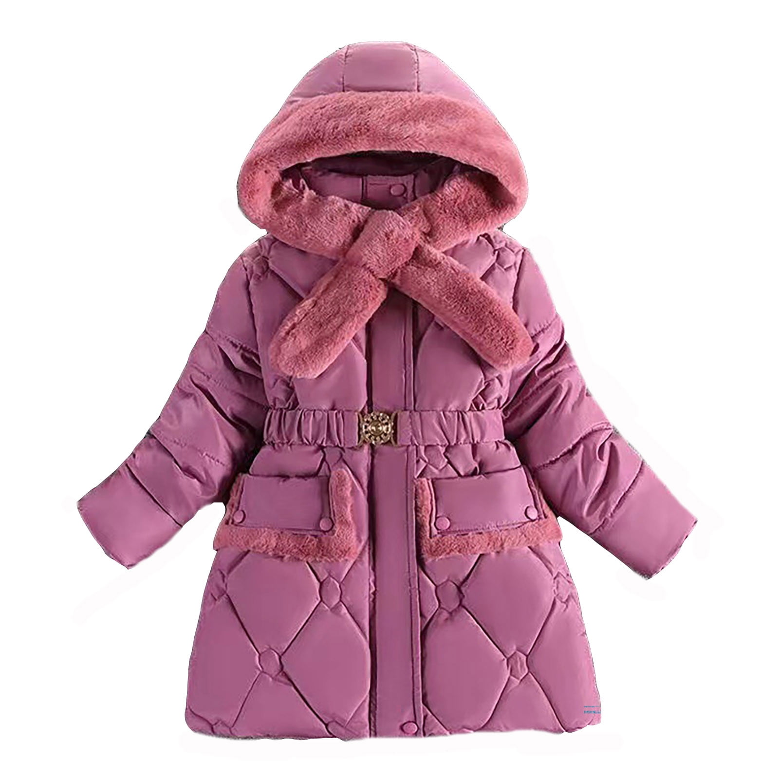 Coats for Girls 10-12 Kids Toddler Baby Unisex Patchwork Spring Winter ...