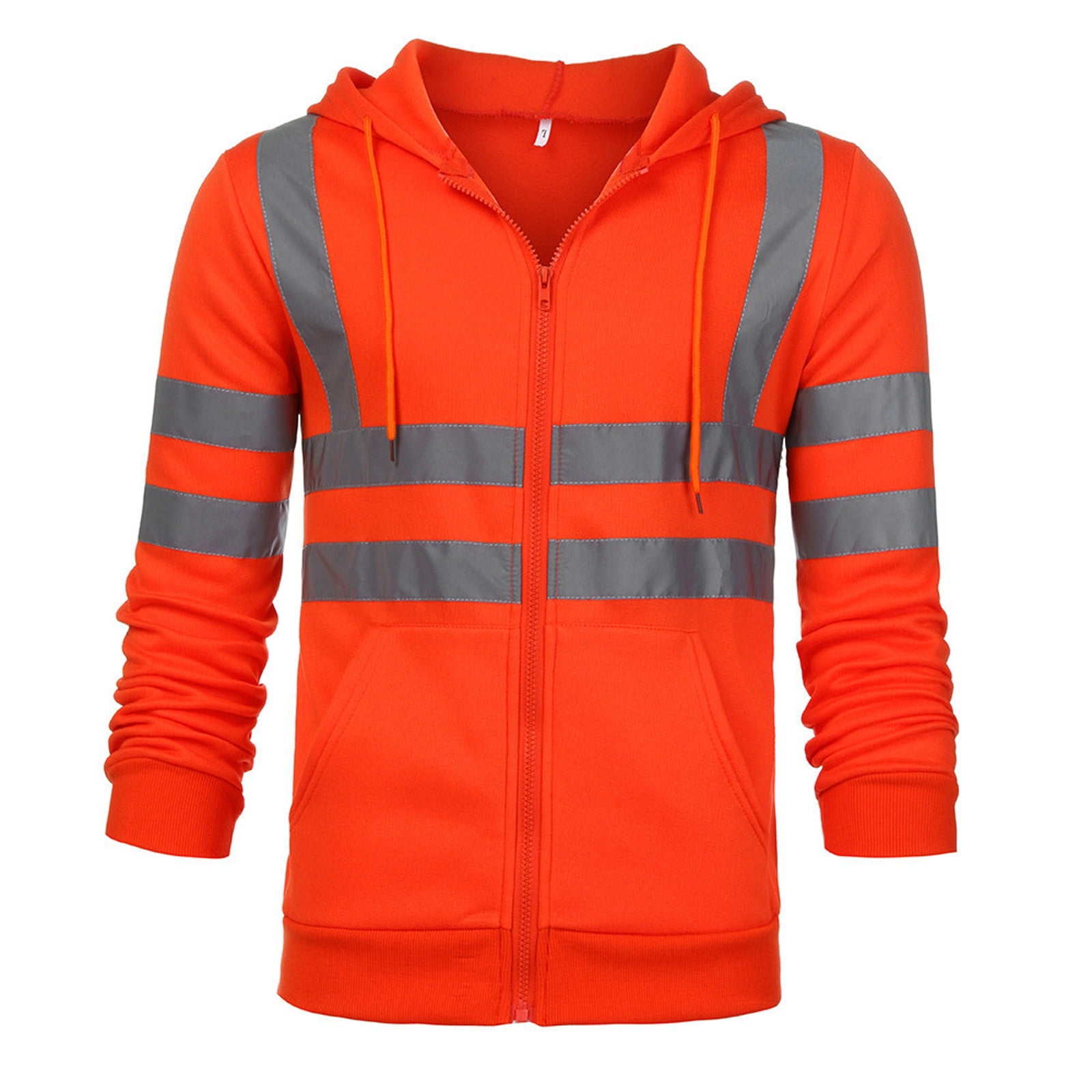 Coats for Men Fashion Individuality Reflective Strip Matching Color ...