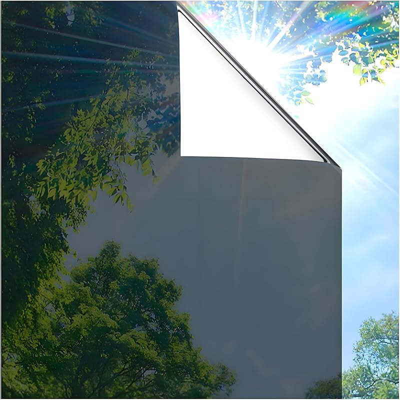 Coavas One Way Privacy Window Film, Sun Blocking Reflective Window Film ...