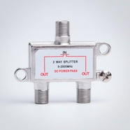 Rca Dh24spe 3ghz digitl Plus 2-way Splitter - Walmart.com