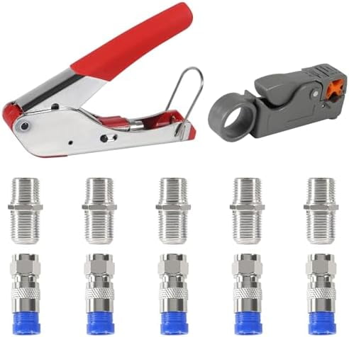 Coax Cable Crimper Tool Kit Coaxial Compression Tool Coaxial Cable ...