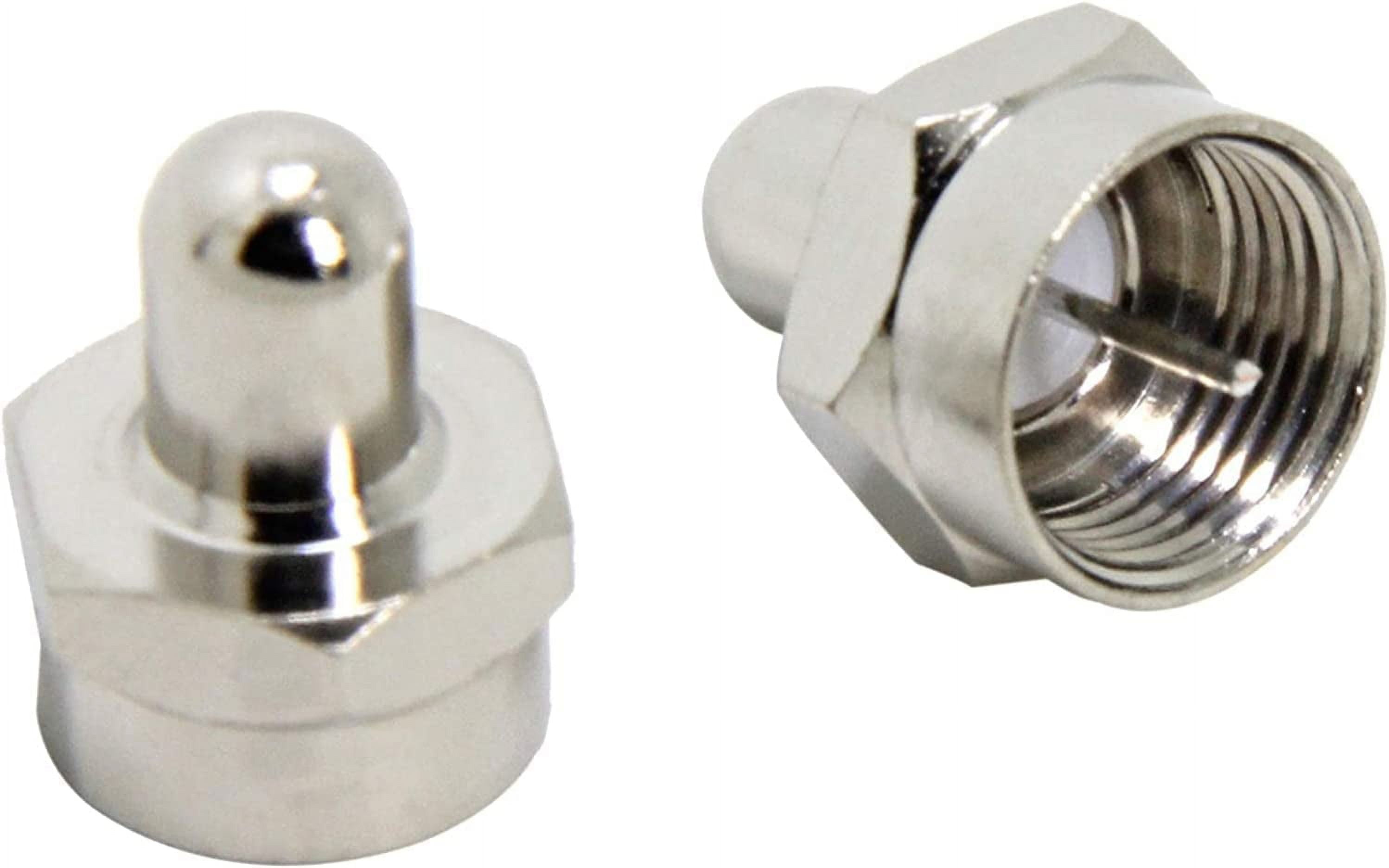 Coax Cap Cover, 75 Ohm Terminator, 10-Pack, Coax Terminator Caps for ...