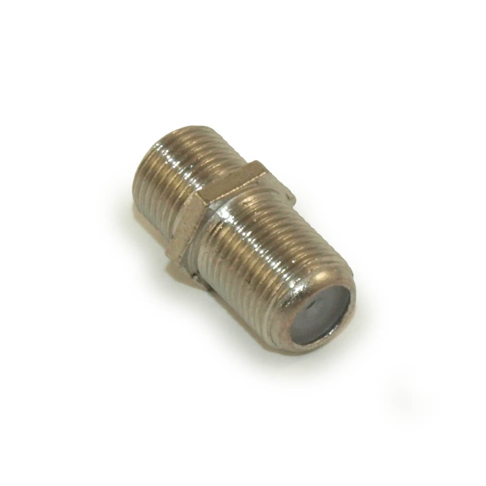 Coax Coupler Adapter for RG59 / RG6 F-Type Cables, Nickel Plated ...
