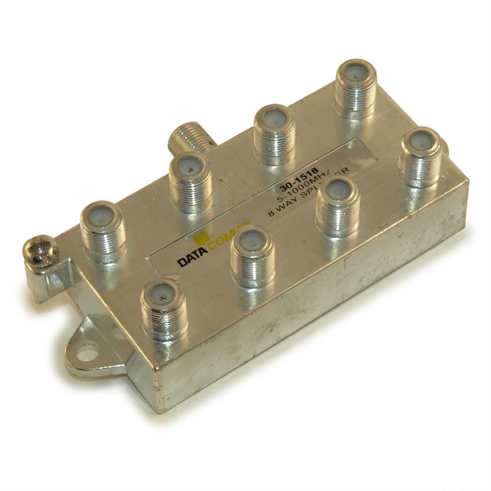 Coax Splitter: 8 Way 1000Mhz - Walmart.com