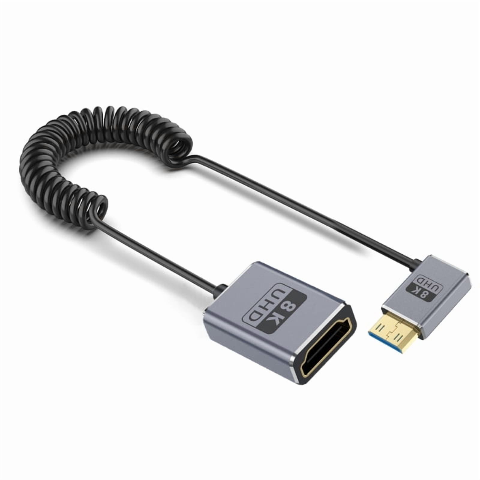 Coaxial 8K 2.1 Version Mini to A Female HDMI-compatible Cable Cord ...