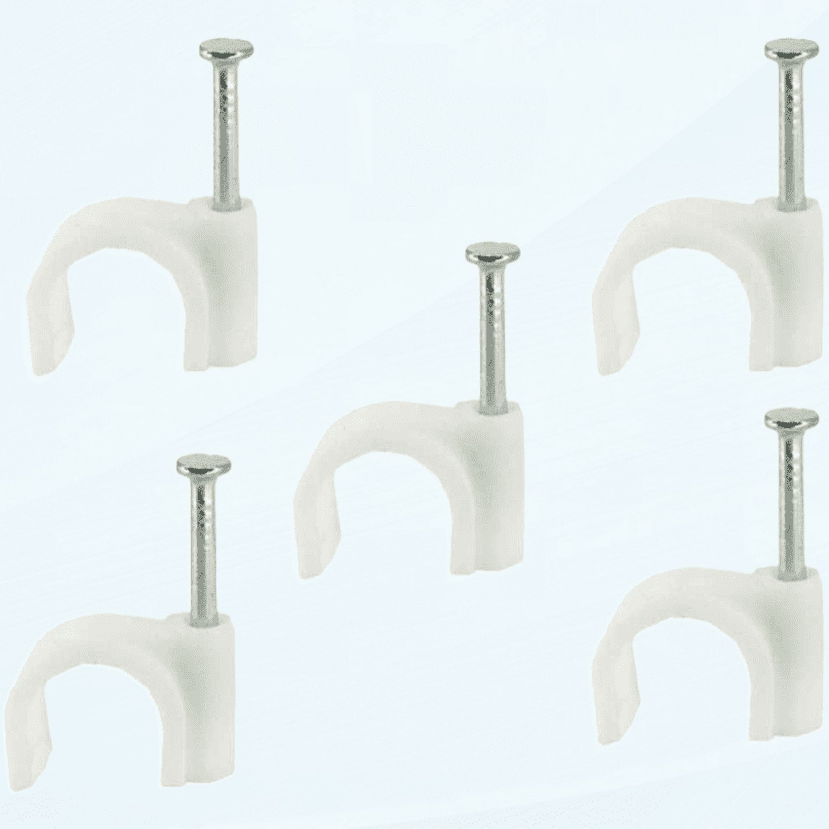 Coaxial Cable Coaxial Cable 100Pcs Round Cable Wire Clips Nails Cable ...