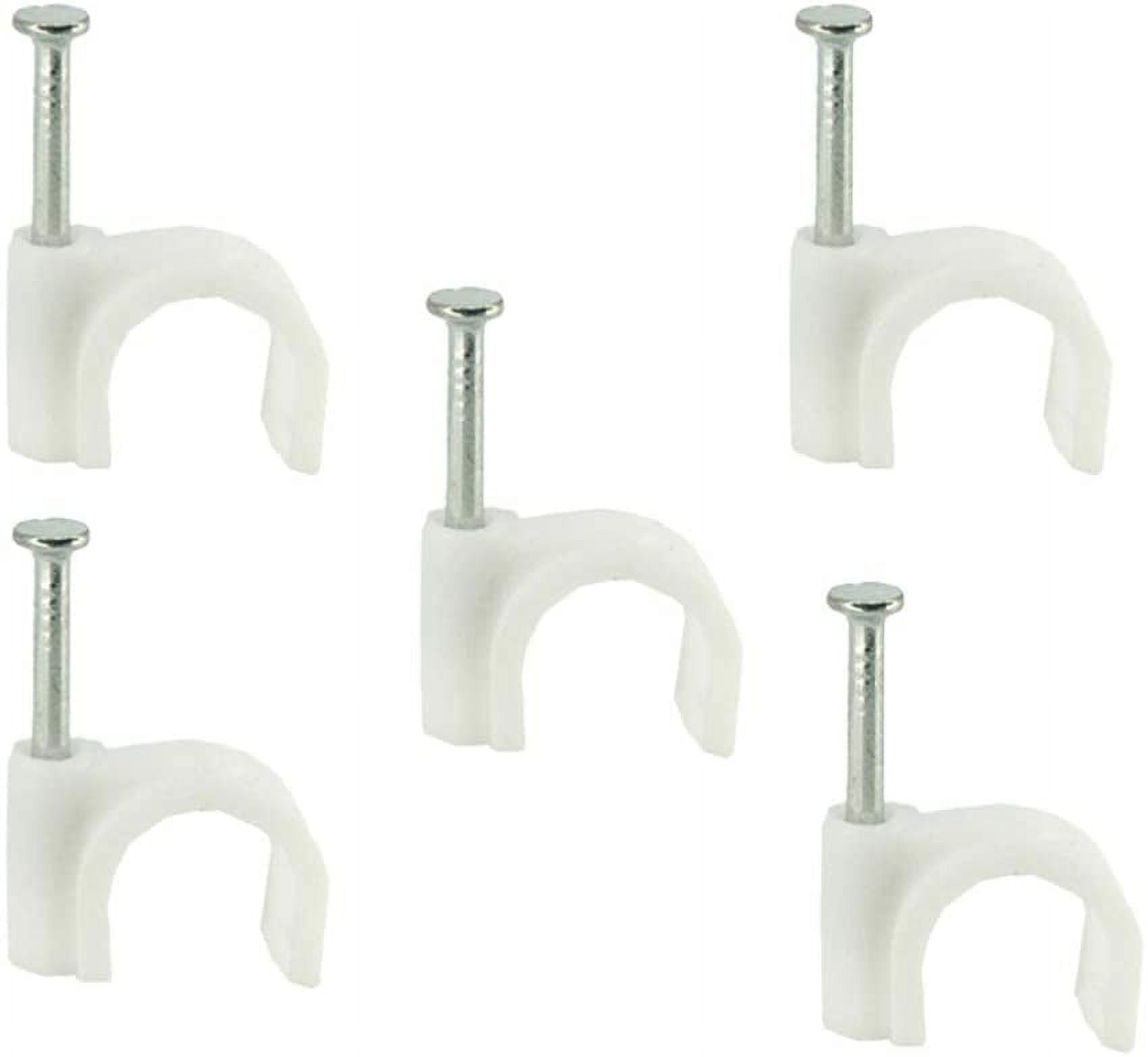 Coaxial Cable Coaxial Cable 100Pcs Round Cable Wire Clips Nails Cable ...