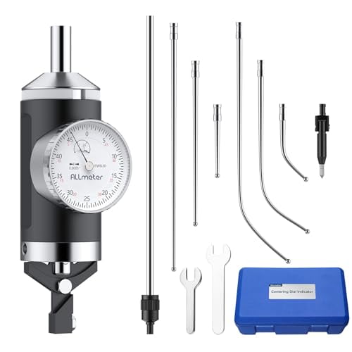 Coaxial Centering Dial Test Indicator,0-0.15" Range with 0.0005 ...
