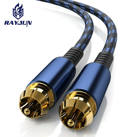 Coaxial Digital Audio Cable for Subwoofer/Amplifier - Hi-Fi 5.1 Channel ...