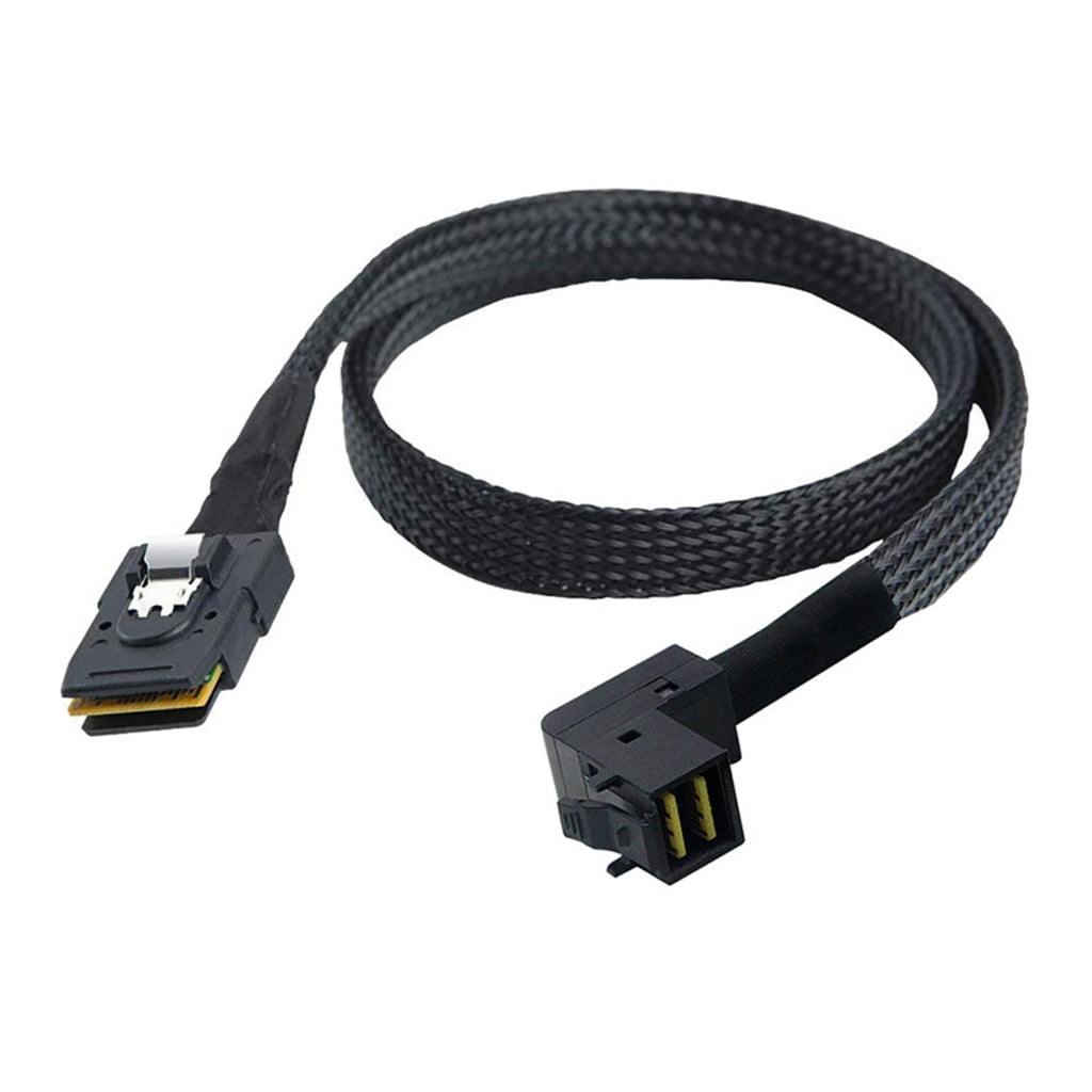 Coaxials SFF 8087 to 90 Degree MiniSAS 8643 Internal Connectors Cable ...