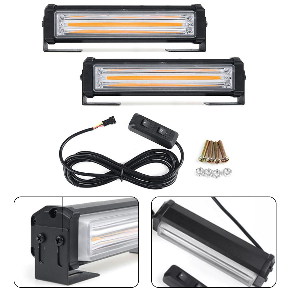COB Car Front Grille Strobe Light Head, Vehicle Daytime Running Lamp ...