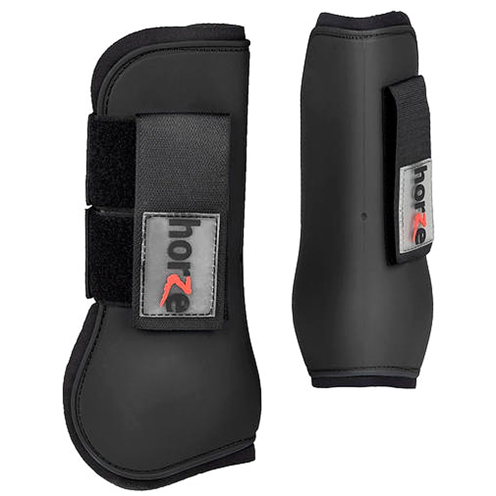 Cob Horze Horse Tendon Boots Strong Hook Loop Closures Black - Walmart.com